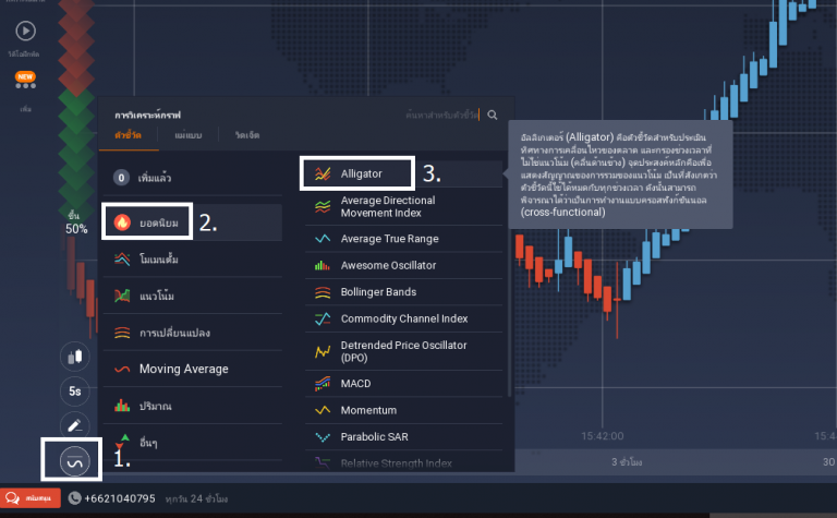 Alligator indicator iqoption | สอนเทรด iq option | ไบนารี่ ออฟชั่น | binary option